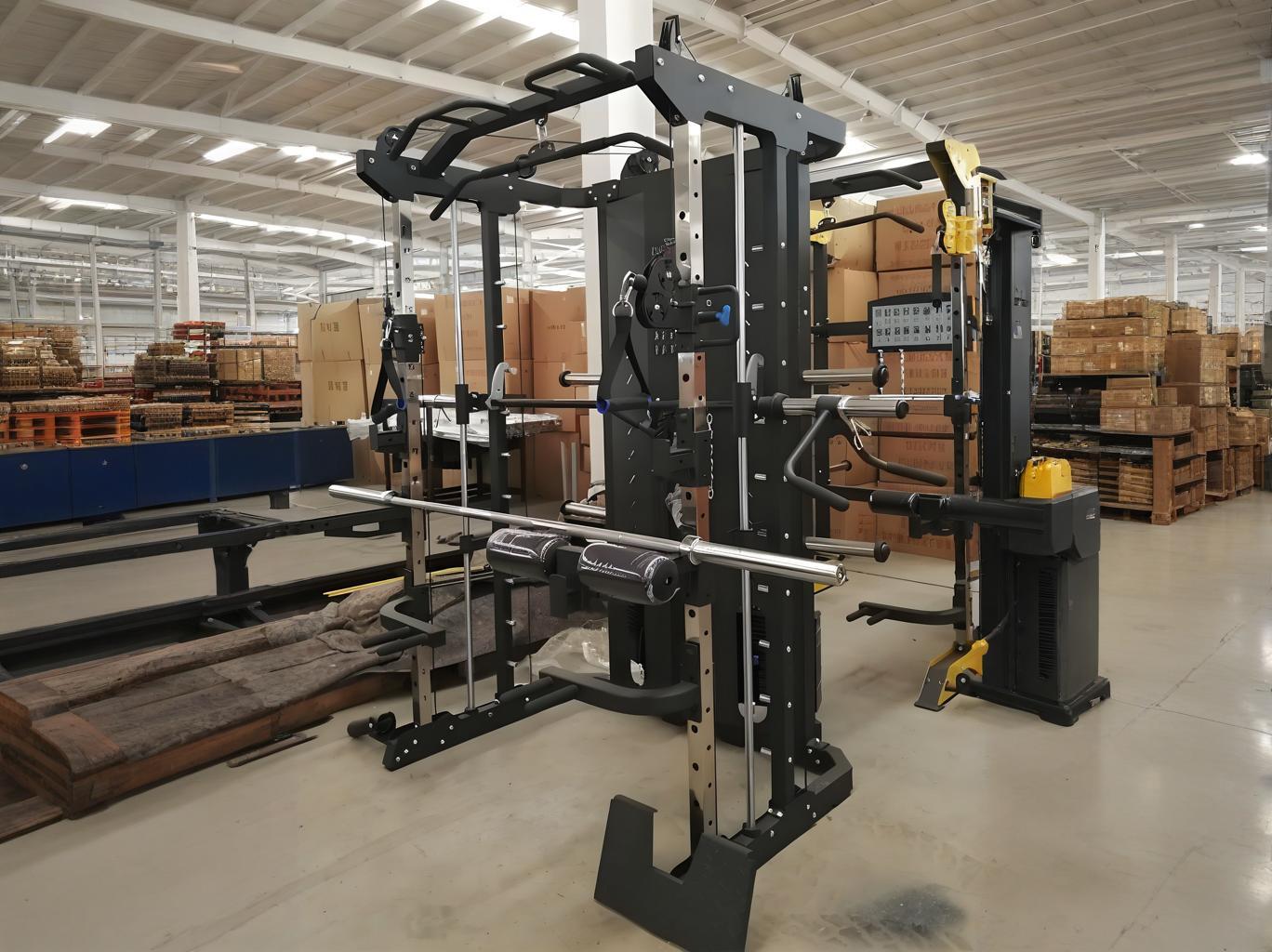 Unisex Multi-Functional All-in-One Smith Machine Revolutionize Your ...